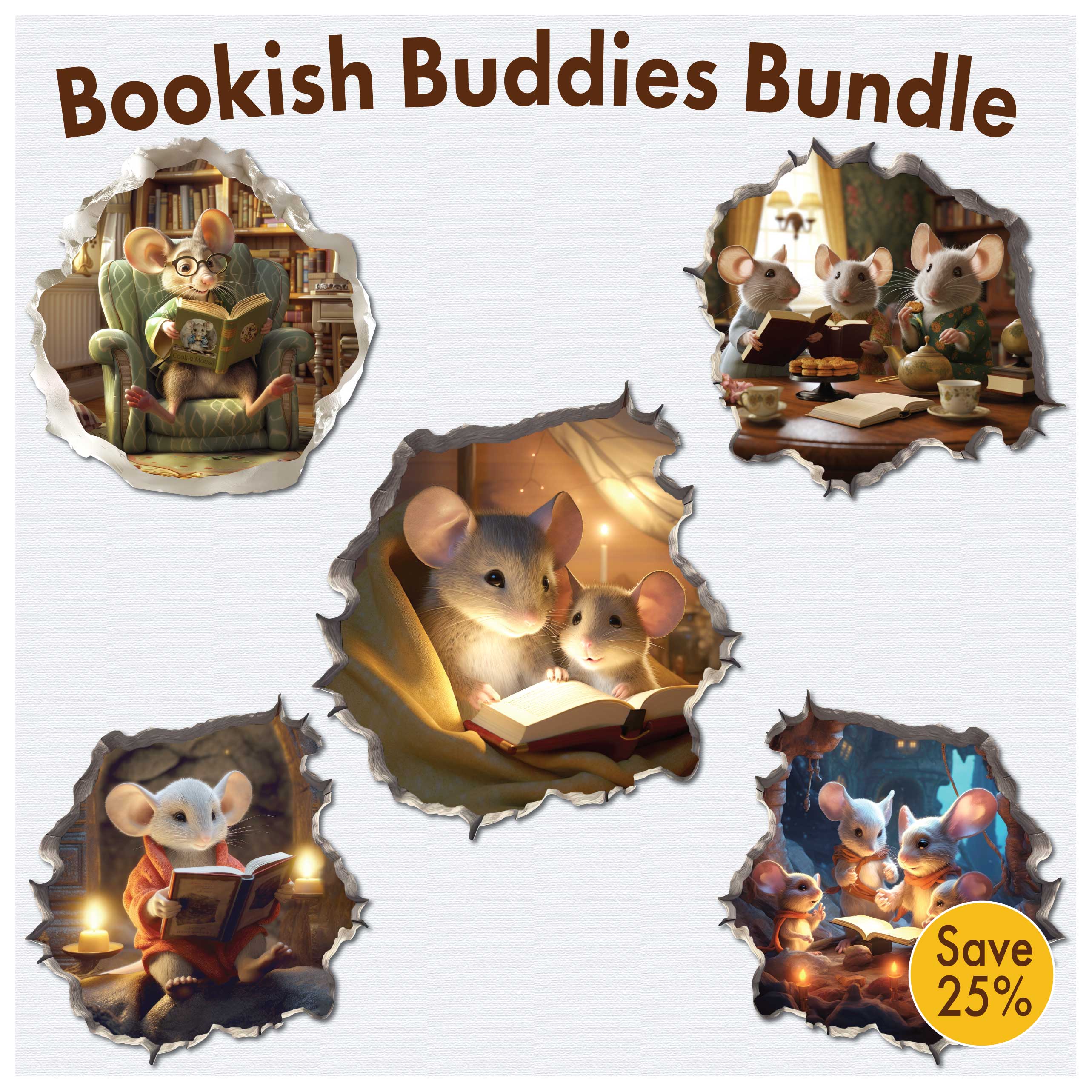 Bookish Buddies Mouse Bundle