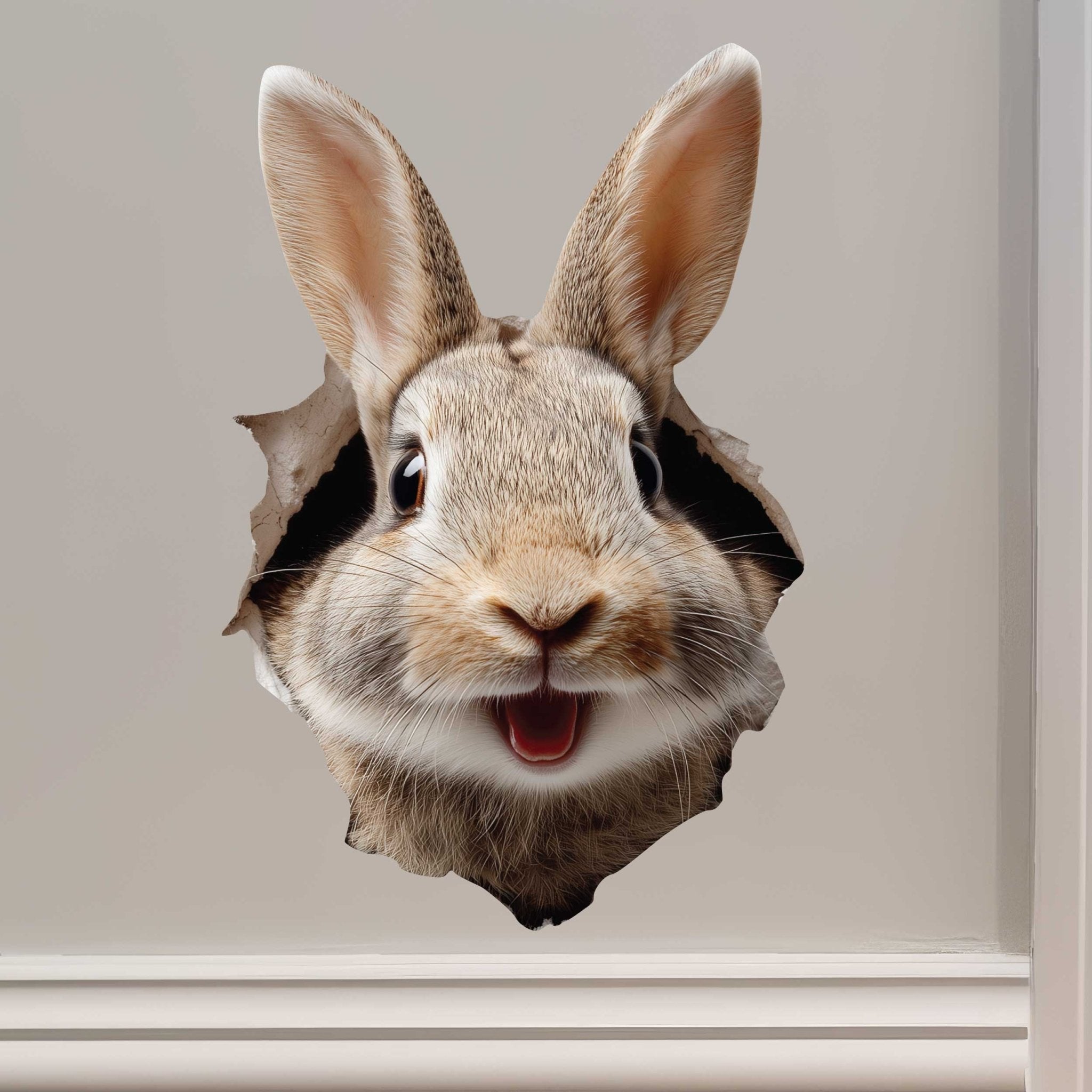 Bunny Rabbit Hole Decal