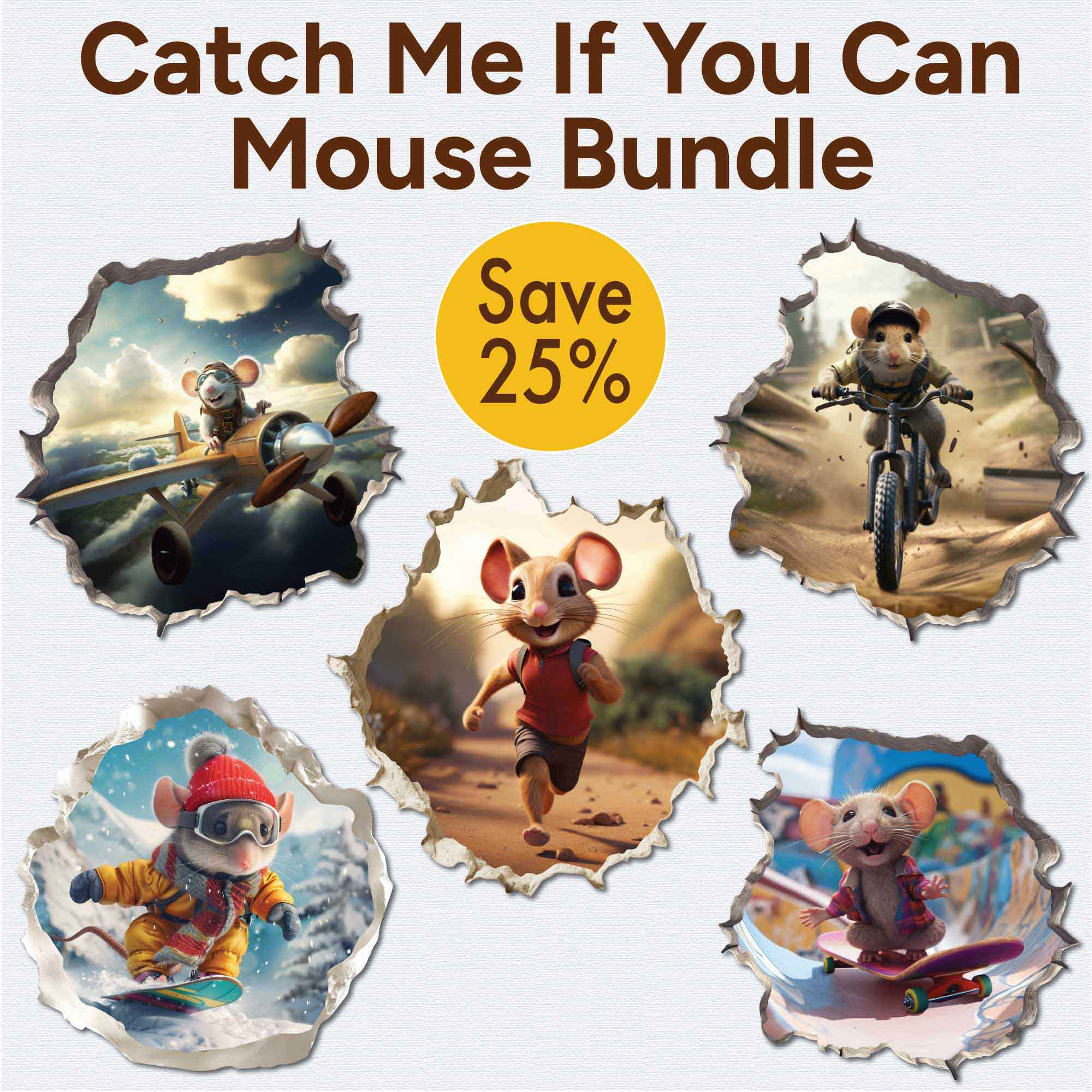 Catch Me If You Can Mouse Bundle