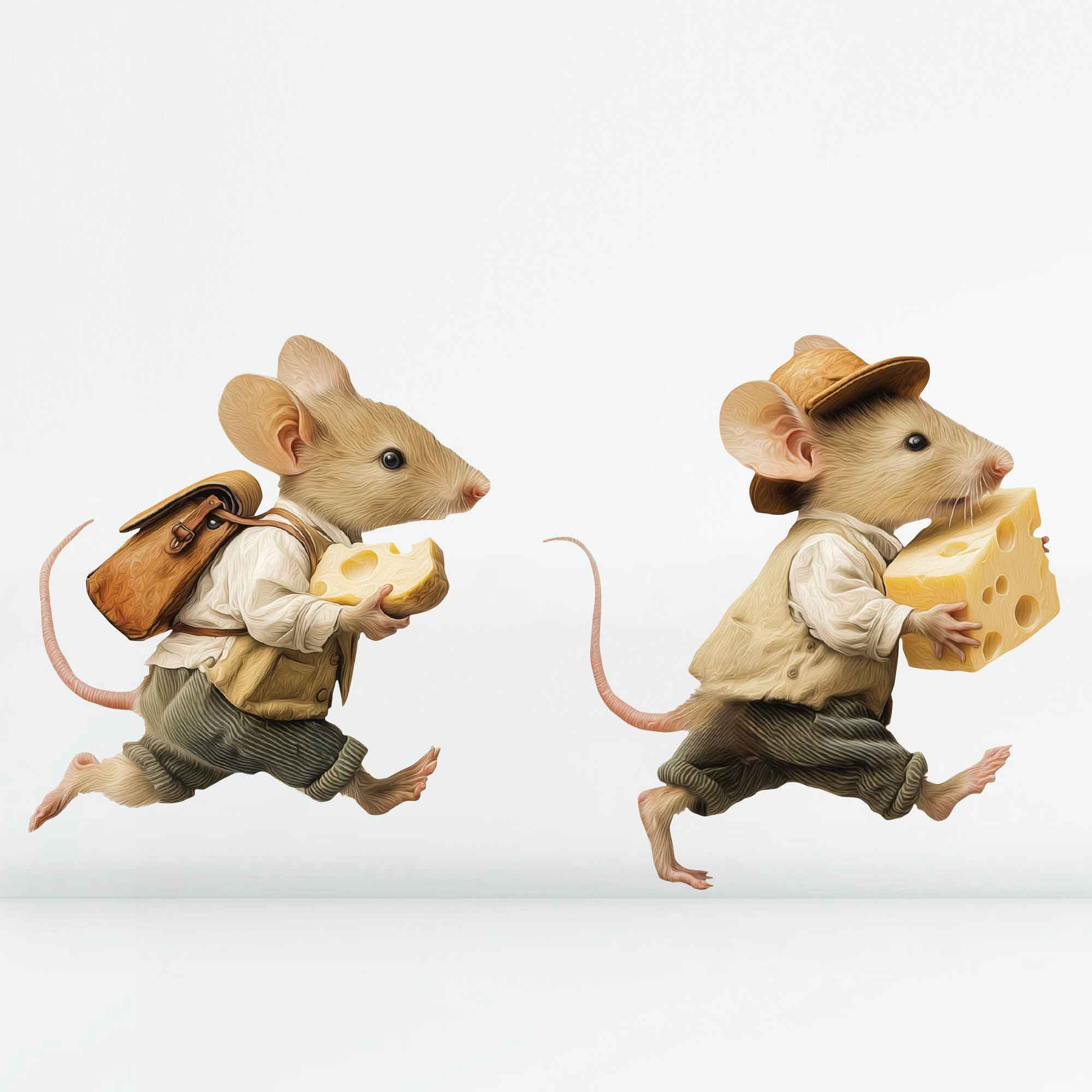 Cheese Heist Mouse Sticker – 6.5"W x 4.6"H