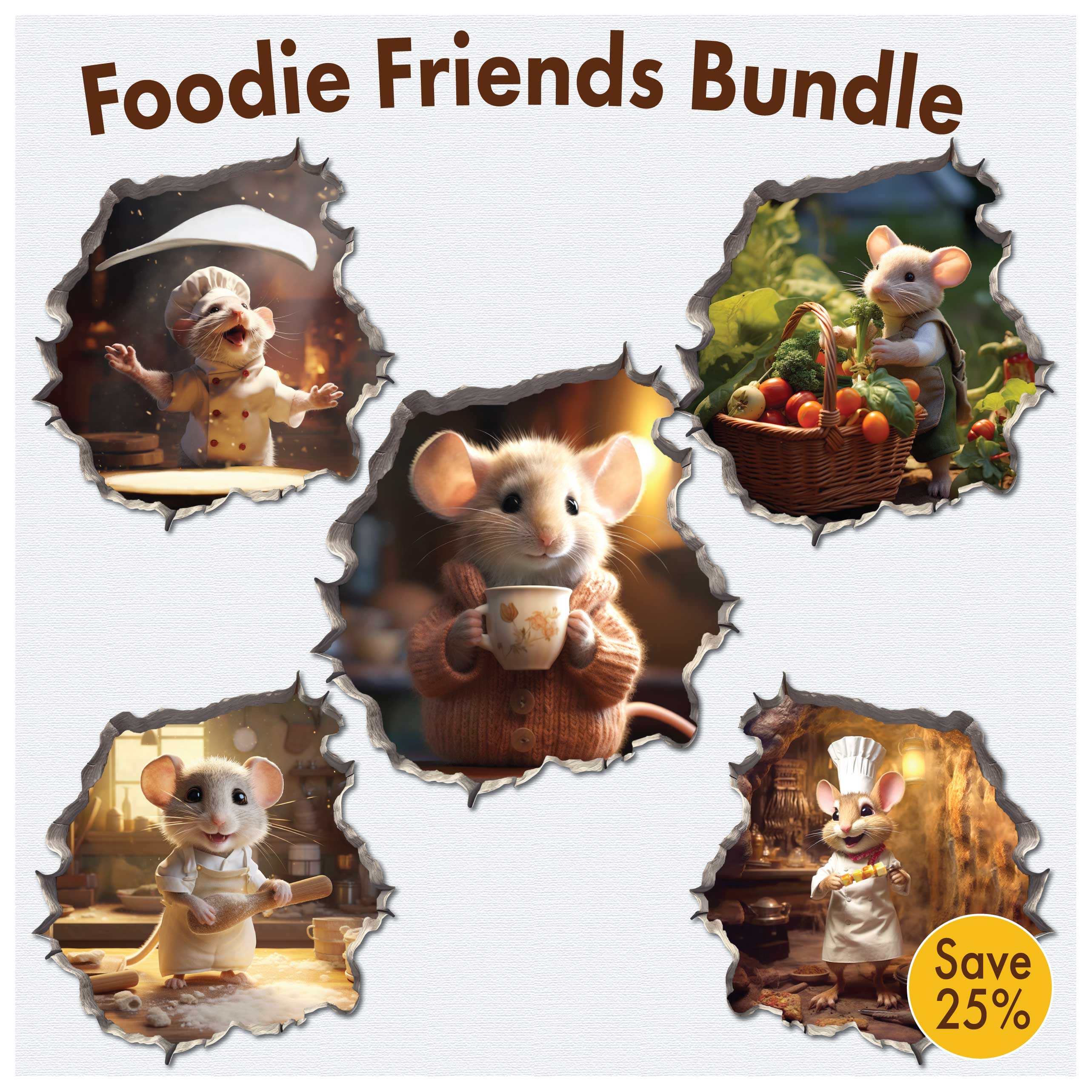 Foodie Friends Mouse Bundle