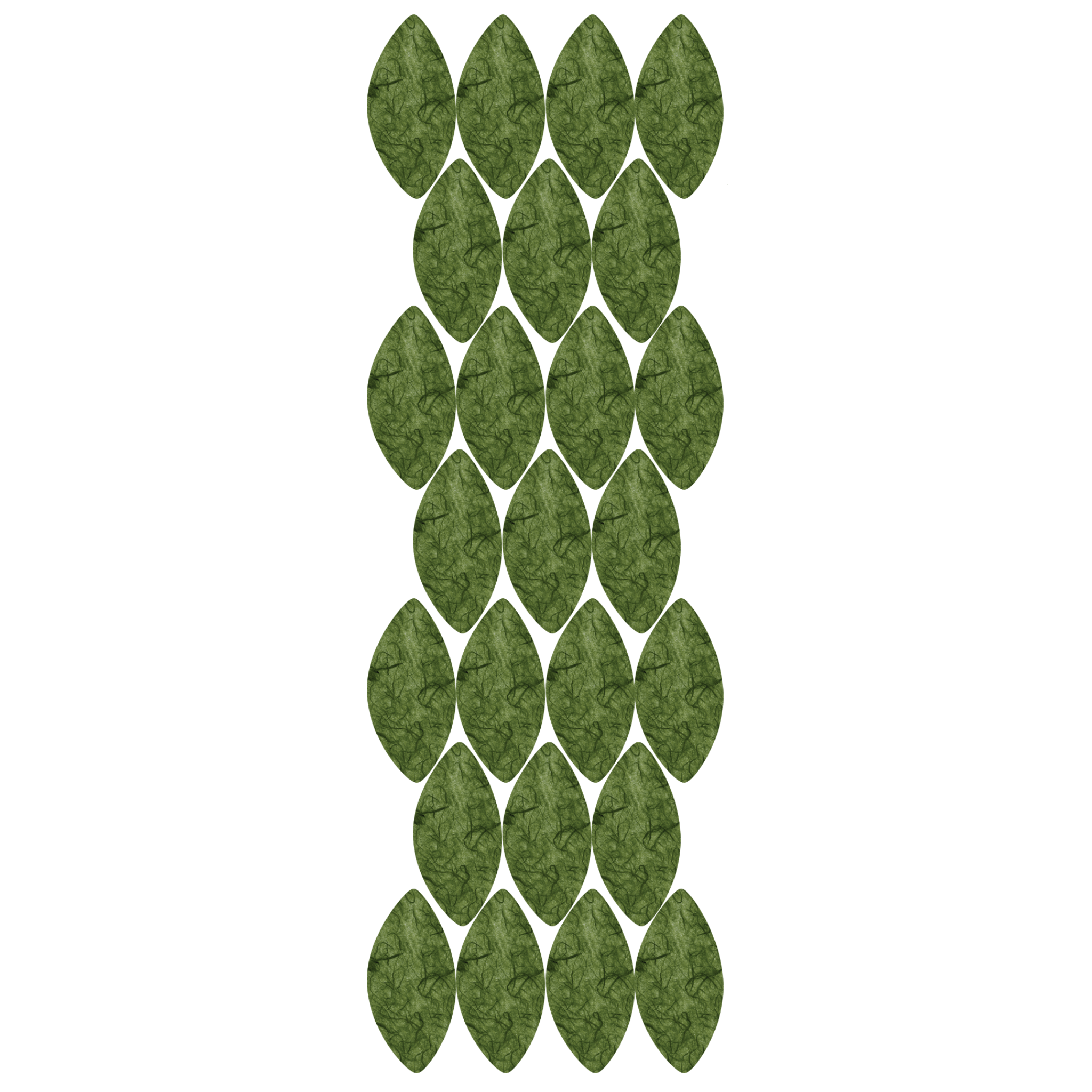 Green UNDERLAY Leaves for Birthday Tree - Set of 25