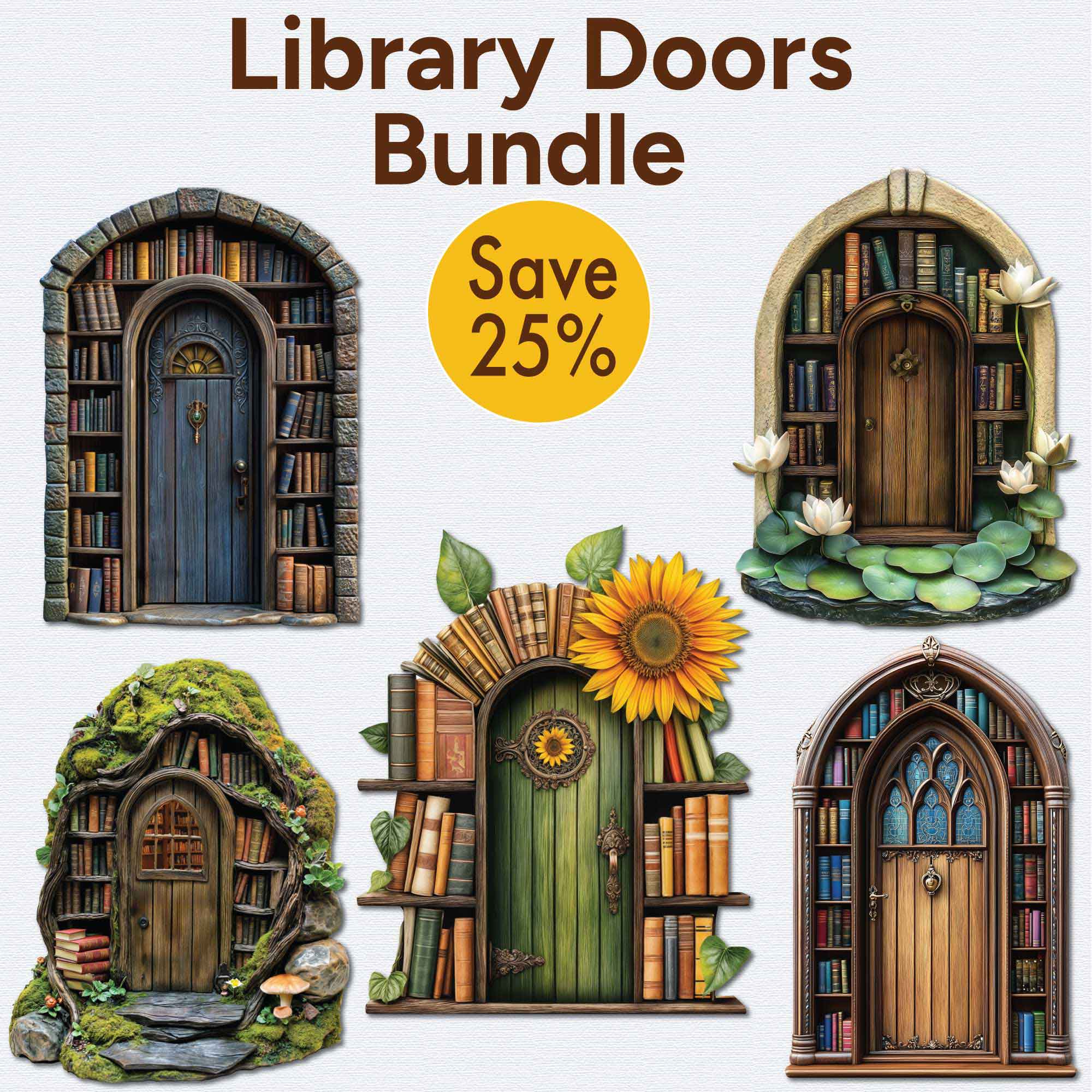 Library Doors Bundle