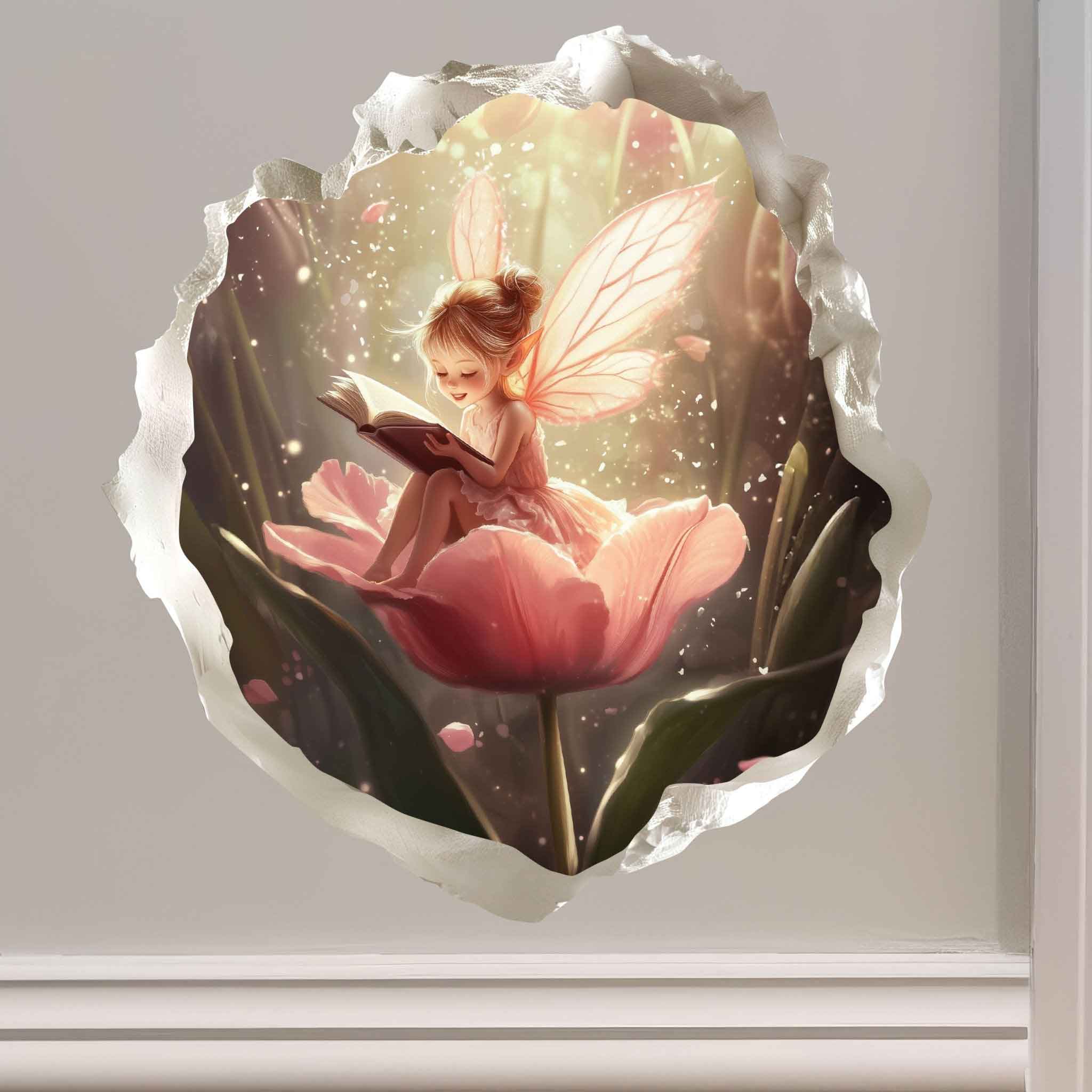 Tulip Fairy Wall Decal