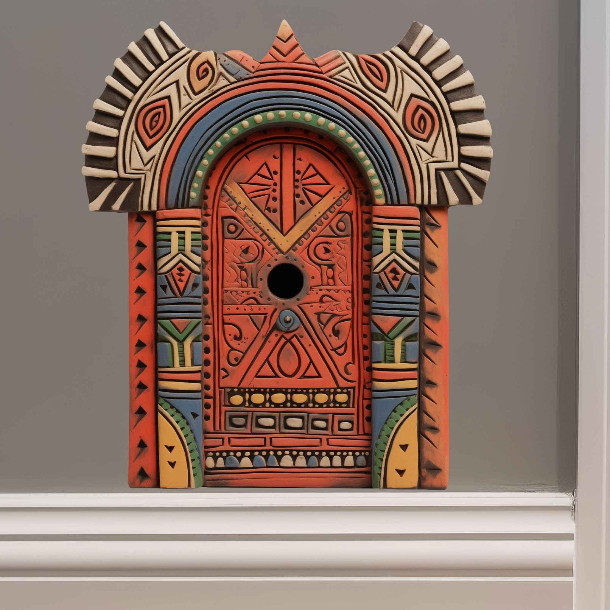 Tribal Totem Fairy Door Decal