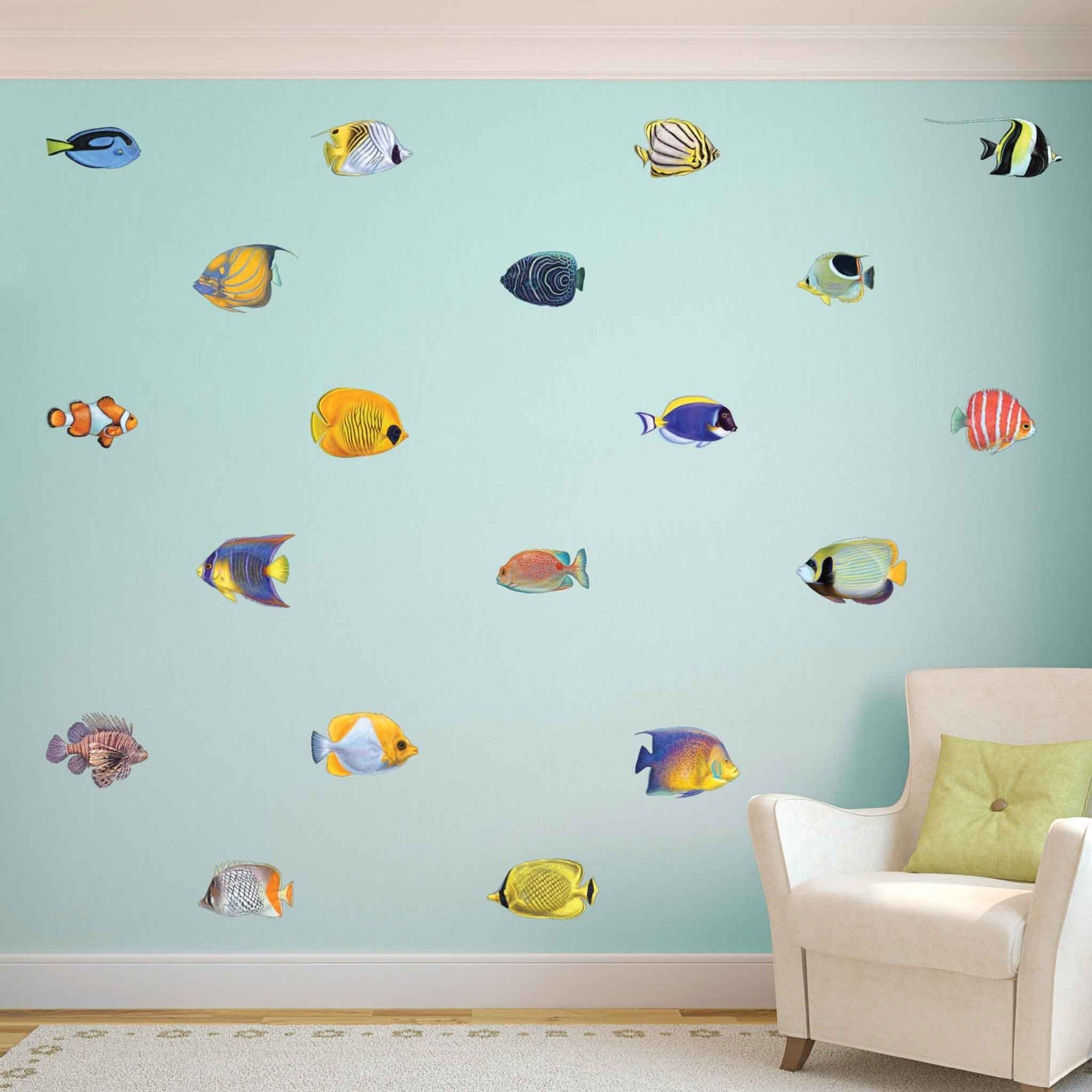 Tropical Fish Decals