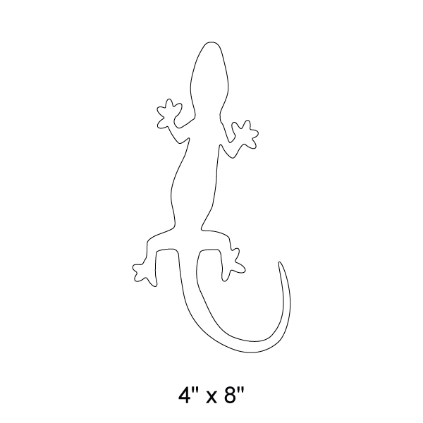 Lizard Stencil