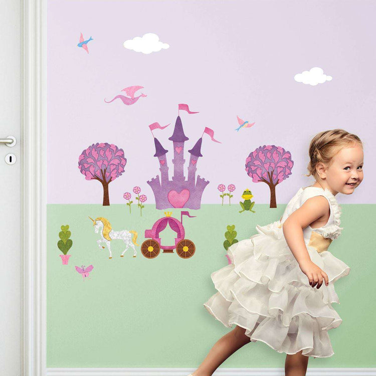 Princess Wall Stickers & Stencils | Princess Themed Wall Murals