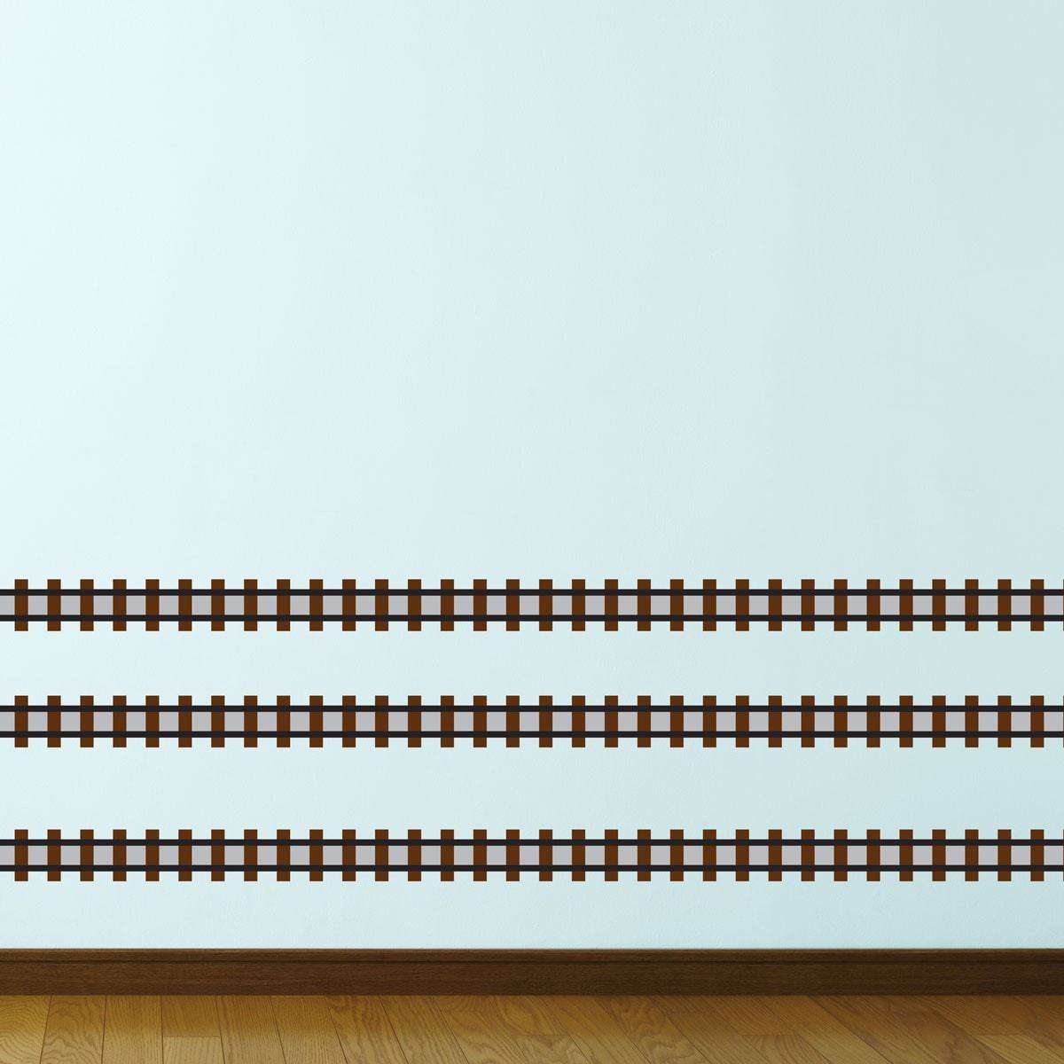 Train Track Wall Stickers | Railroad Wall Decals