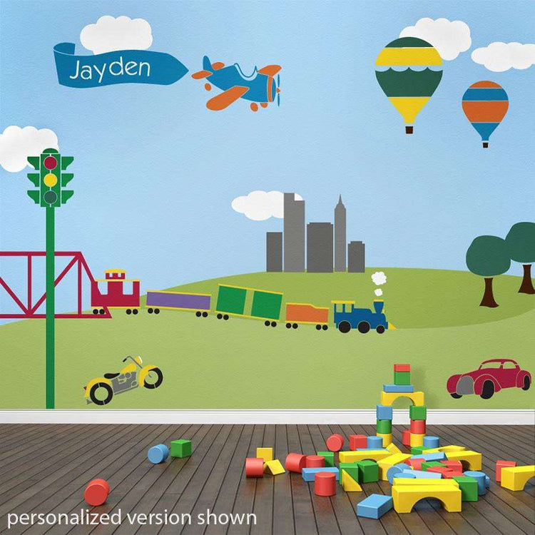 Wall Mural Stencil Kits | Nursery Wall Stencils | My Wonderful Walls